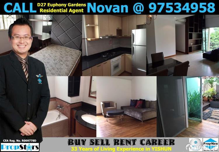 Euphony Gardens,1 Jalan Mata Ayer,Entire unit,3 Bedrooms,Condominiums, Apartments and Executive ...