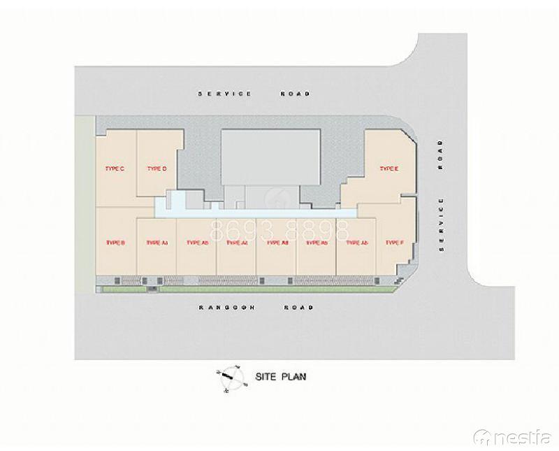 Rangoon 88,88 Rangoon Road,Entire unit,2 Bedrooms,Condominiums ...