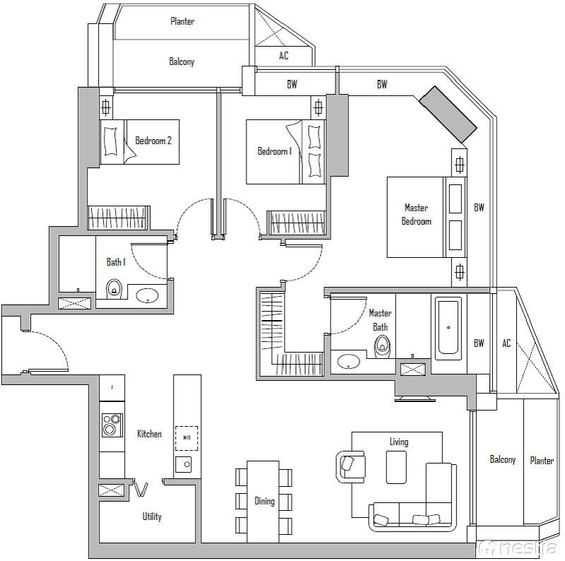 Five On Shenton (V On Shenton) 5 Shenton Way,3,1528 Sqft, Condominiums ...